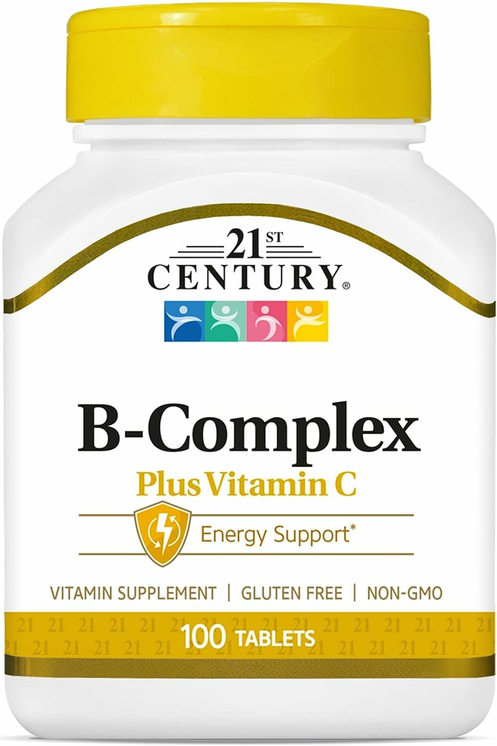 Таблетки 21st Century B-Complex Plus Vitamin C, 150 г, 100 шт.