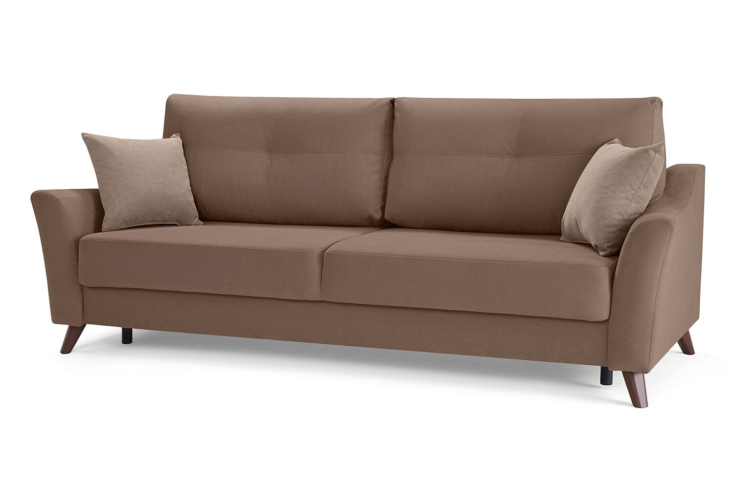 Диван-кровать SCANDICA Амели, прямой, 234х91х96 см, пантограф, цвет коричневый