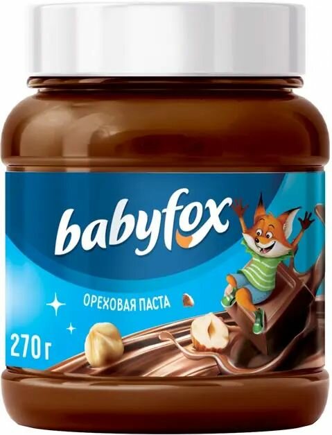 BabyFox , паста шоколадно-ореховая, 270 г