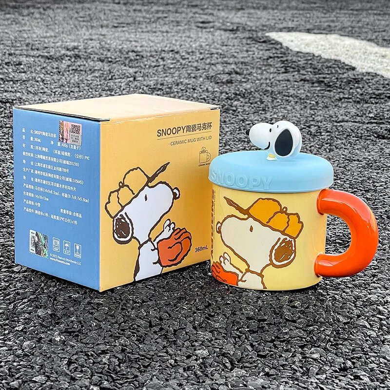 Керамическая кружка Snoopy, snoopy 2, 301-400ml