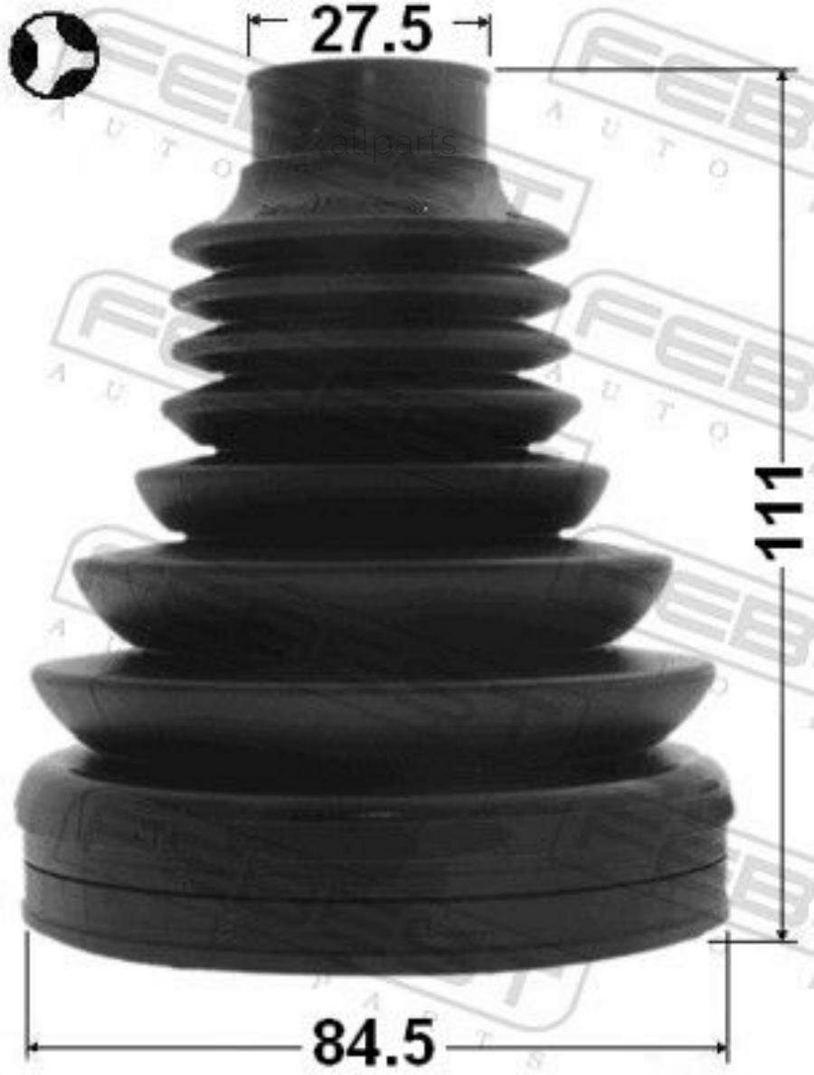 FEBEST 1715PQ5T Пыльник шрус внутренний комплект 84.5x111x27.5 | прав/лев |