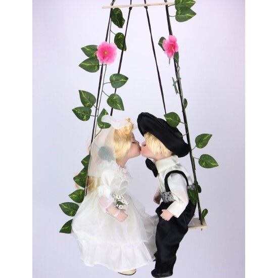 Куклы Polly Dolls фарфоровые жених и невеста