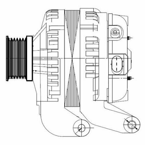 Генератор Стартвольт LG1072 для Ford C-MAX, Focus II