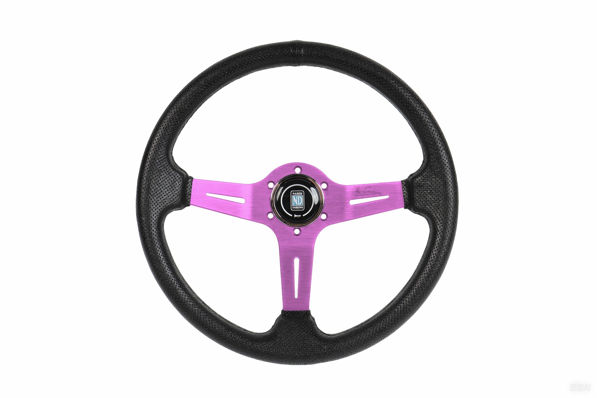 Универсальный гоночный руль с небольшим вылетом PU purple
