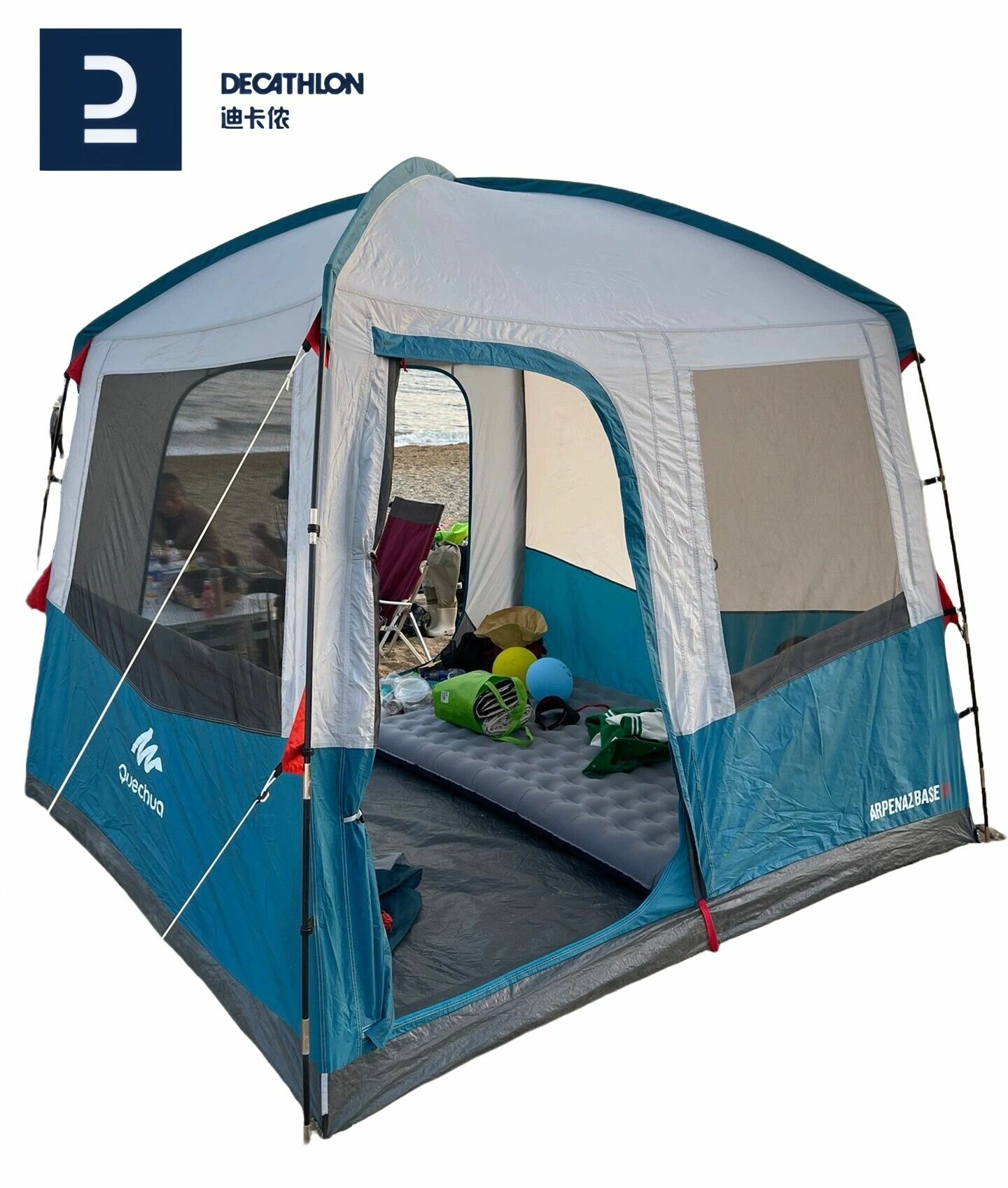 Шатёр для кемпинга 6-местный Quechua Base Arpenaz