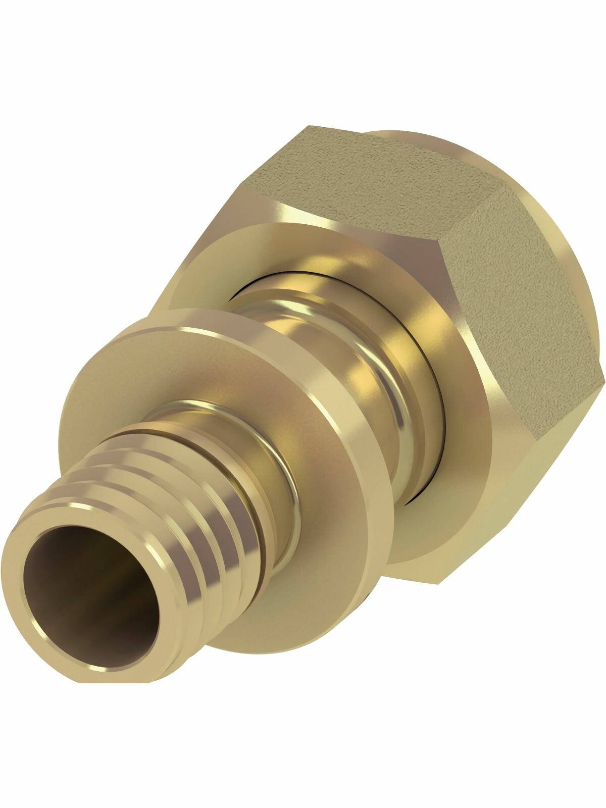 Соединитель TECEflex прямое 25х3/4"В, с накидной гайкой, латунь, 767573