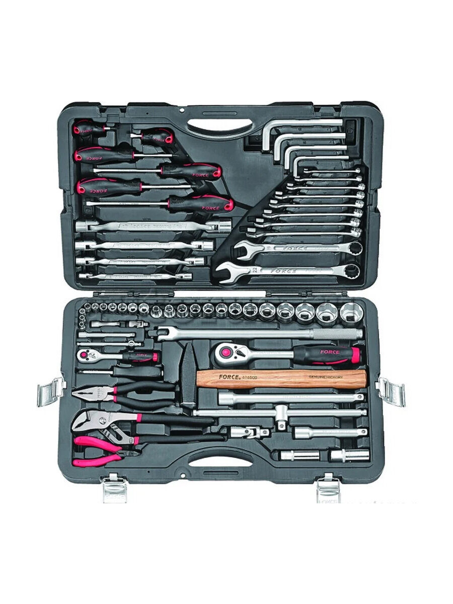 Набор инструментов с шестигранными головками 65 предметов, FORCE 4653-5