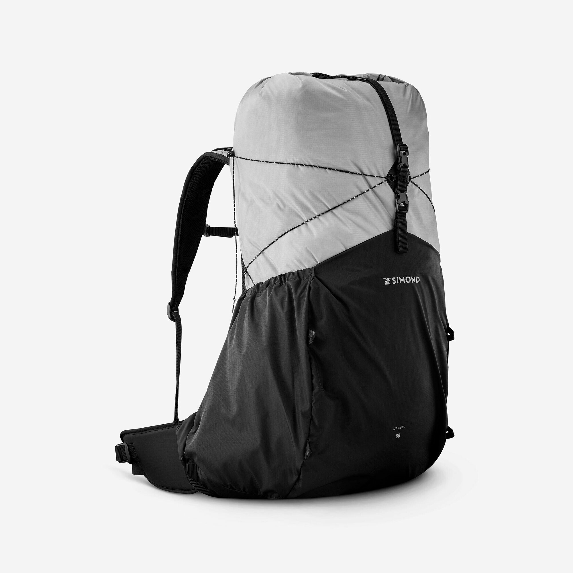 Decathlon Рюкзак походный Forclaz MT900 UL, 50 л, серо-черный