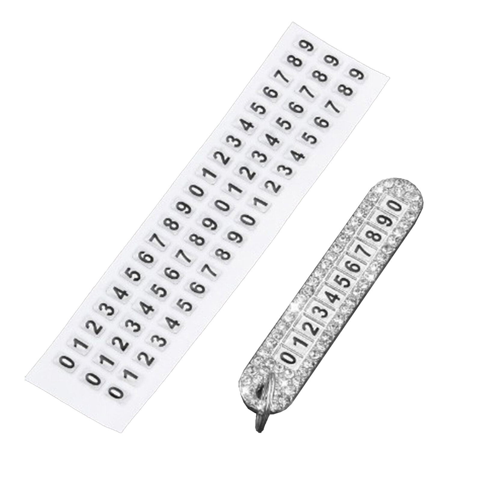 Бриллиантовый Брелок С Номером Телефона Автомобильный Брелок Для Мужчин Женщин Кошелек Шарм Анти Потеря Телефонного Номера Табличка для Брелка Ручка