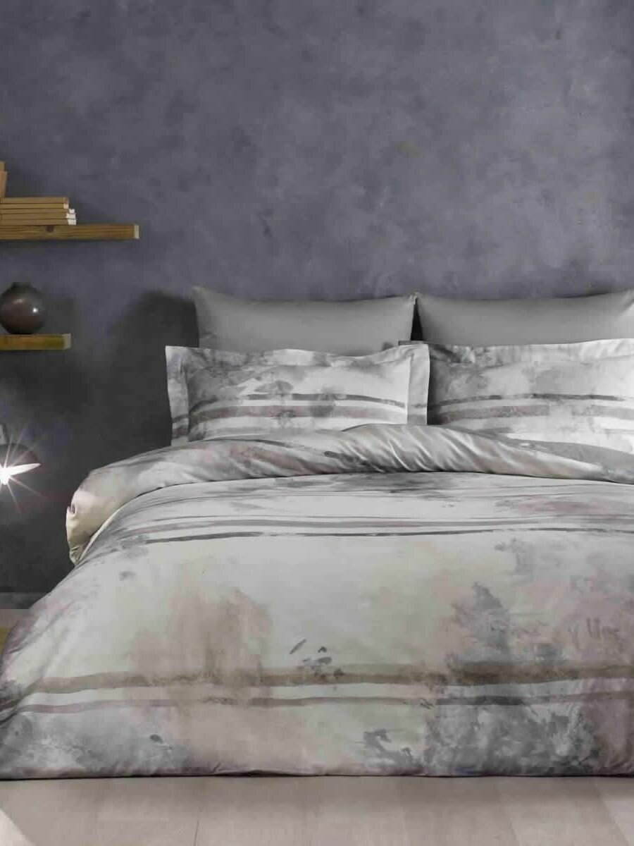 Постельное белье Tivolyo Home MARBLE сатин люкс семейное