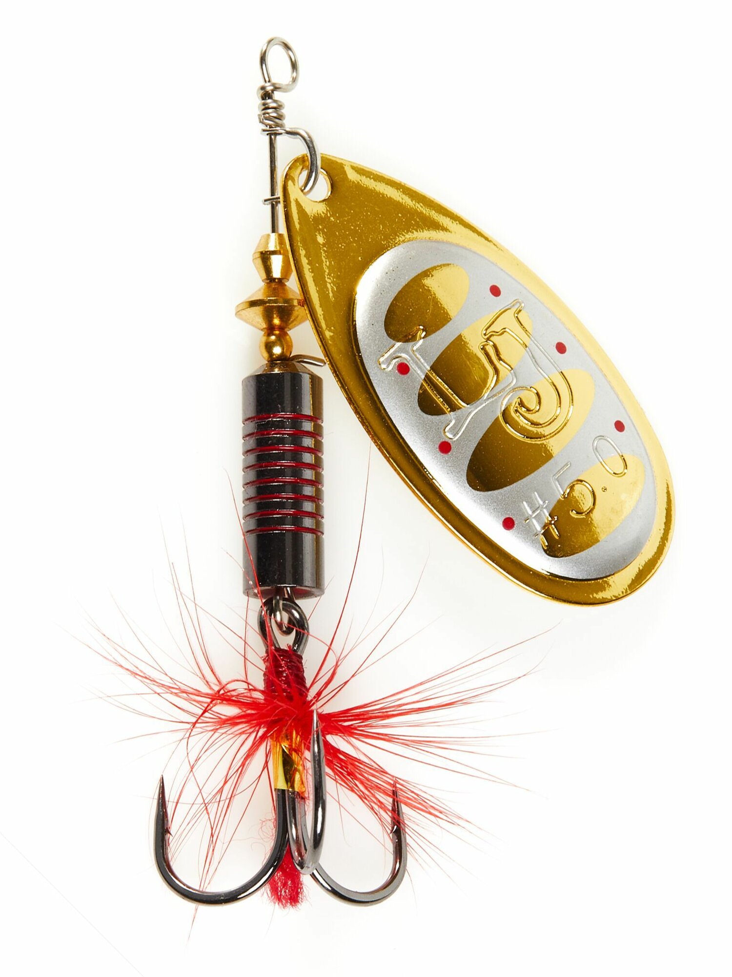 Блесна вращающаяся LUCKY JOHN BONNIE BLADE 5, расцветка 002, вес 13,4 г, размер #5 / Блесна для рыбалки на щуку, окуня