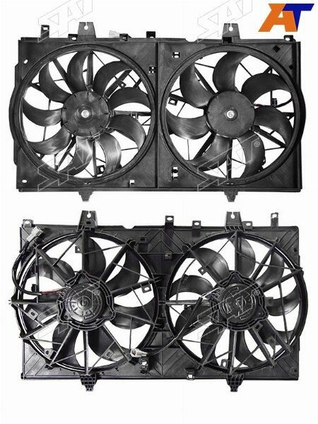 . SAT Диффузор радиатора в сборе для NISSAN X-TRAIL T32 14-