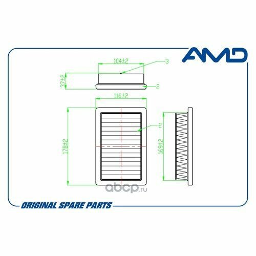 Фильтр воздушный Amd AMDFA945