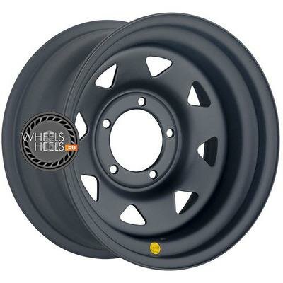 Диск автомобильный стальной Off-Road Wheels УАЗ (треуг. мелкий) 16x8 5x139.7 et-19 dia110 Черный матовый