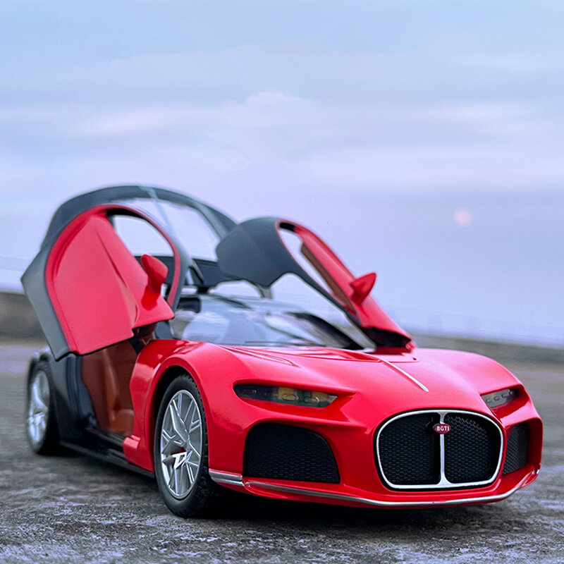 Коллекционная масштабная модель Bugatti Atlantic 1:24 (металл, свет, звук)