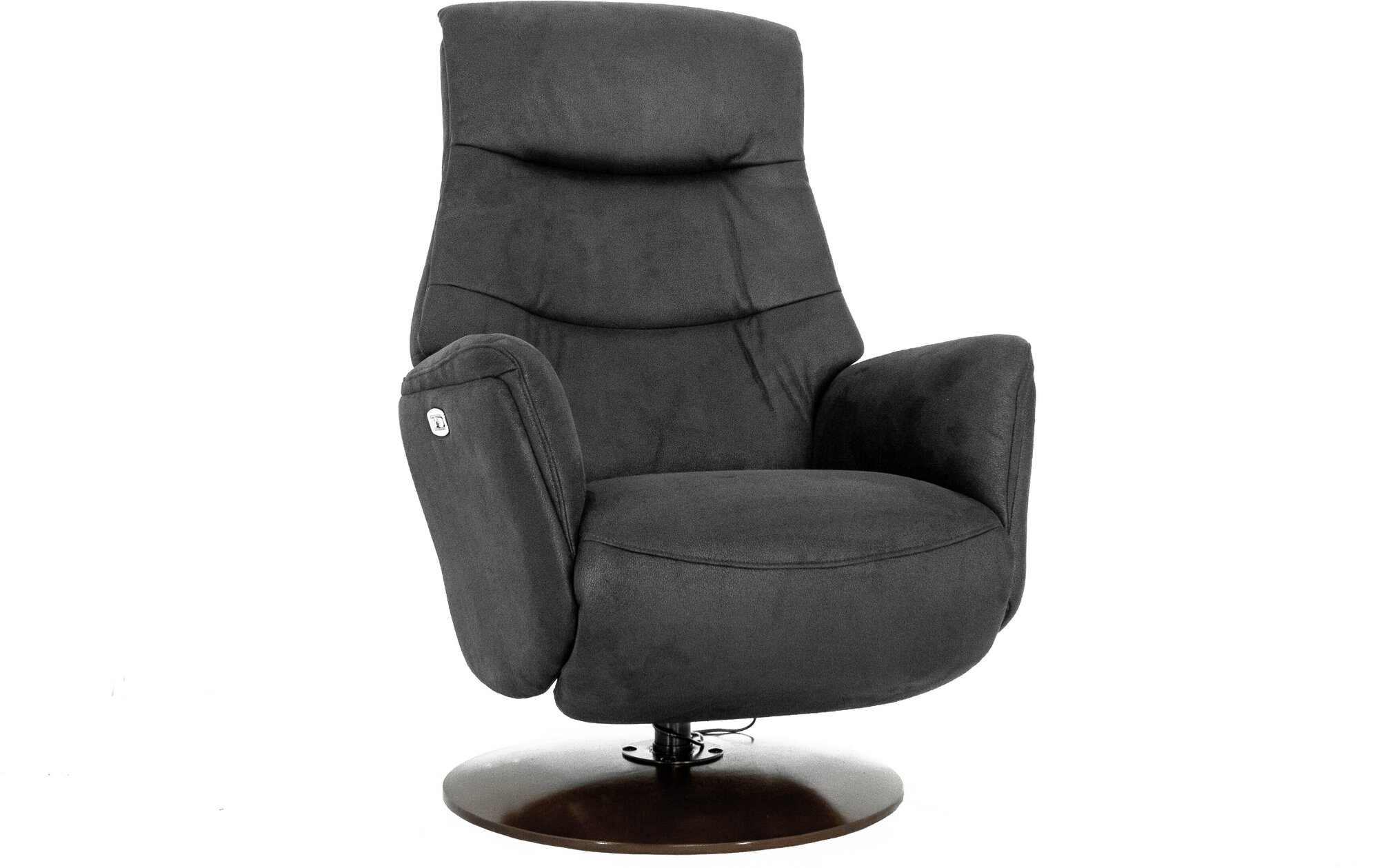 Кресло электрореклайнер FALTO Zero (2 мотора, zero, искусственный нубук, черный)