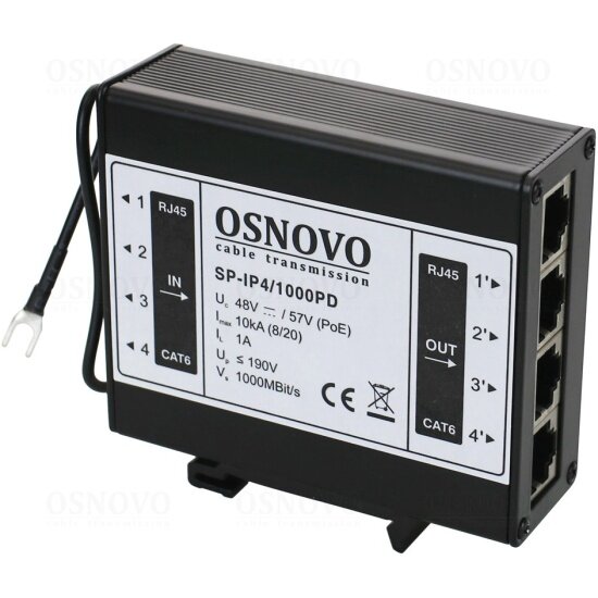 Устройство грозозащиты Osnovo SP-IP4/1000PD