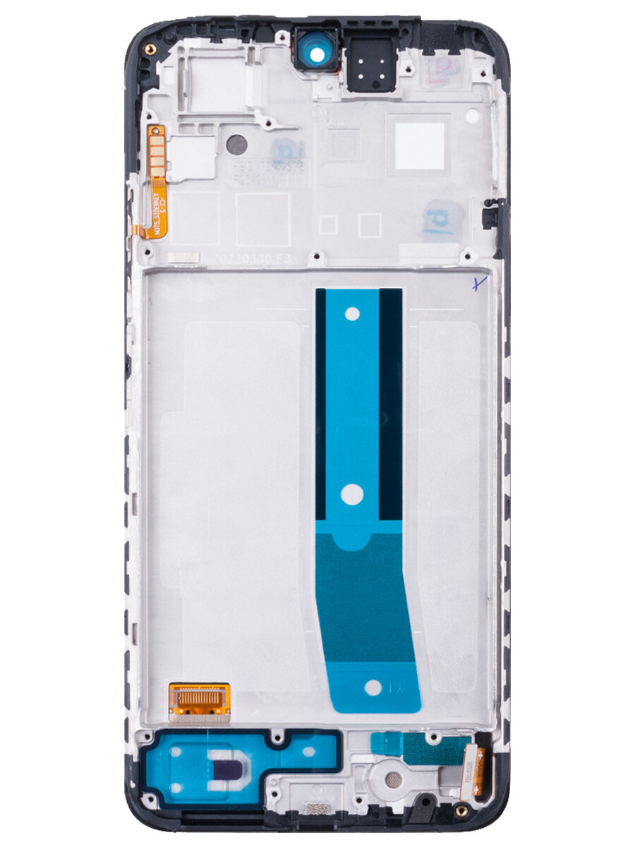 Дисплей для Xiaomi Poco M4 Pro 4G модуль с рамкой и тачскрином (черный) OEM