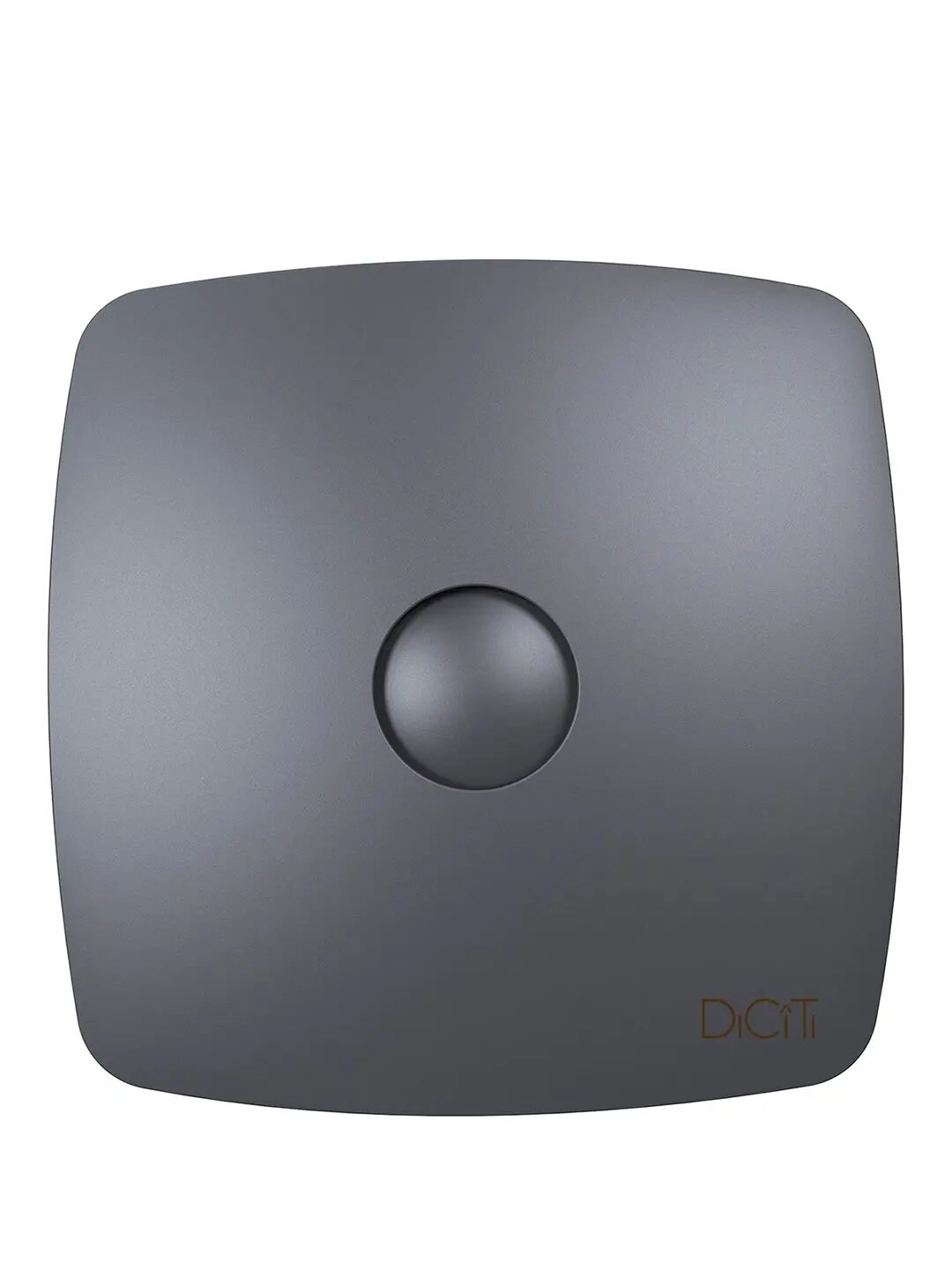 Вентилятор накладной ERA RIO 4C Dark gray metal с обратным клапаном D 100