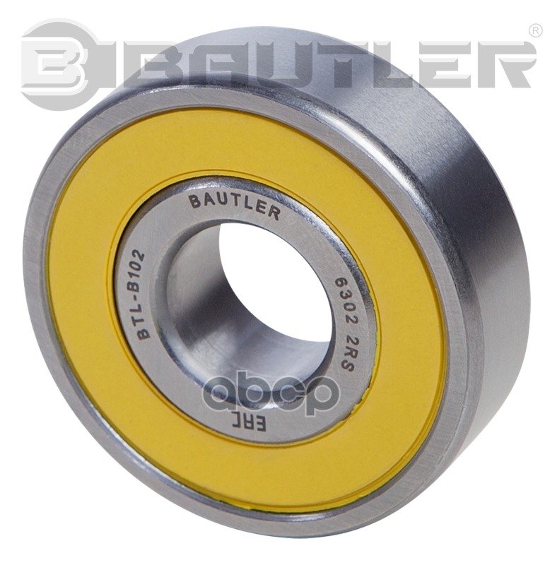 Подшипник генератора 2101-08 ОКА Таврия BAUTLER большой 180302/6302 2RS BTL-B102 Bautler арт. BTL-B102