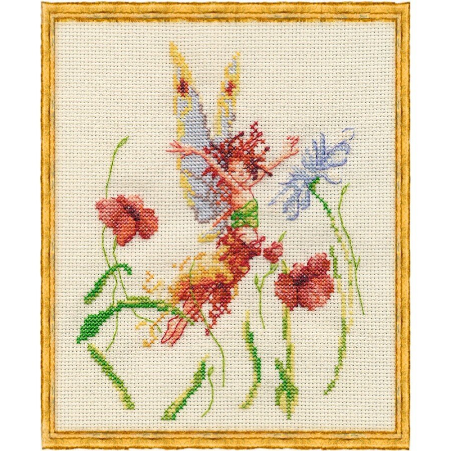 Набор для вышивания F? e aux Coquelicots (Фея макового поля) 11 x 15 см NIMUE 33-R003 K