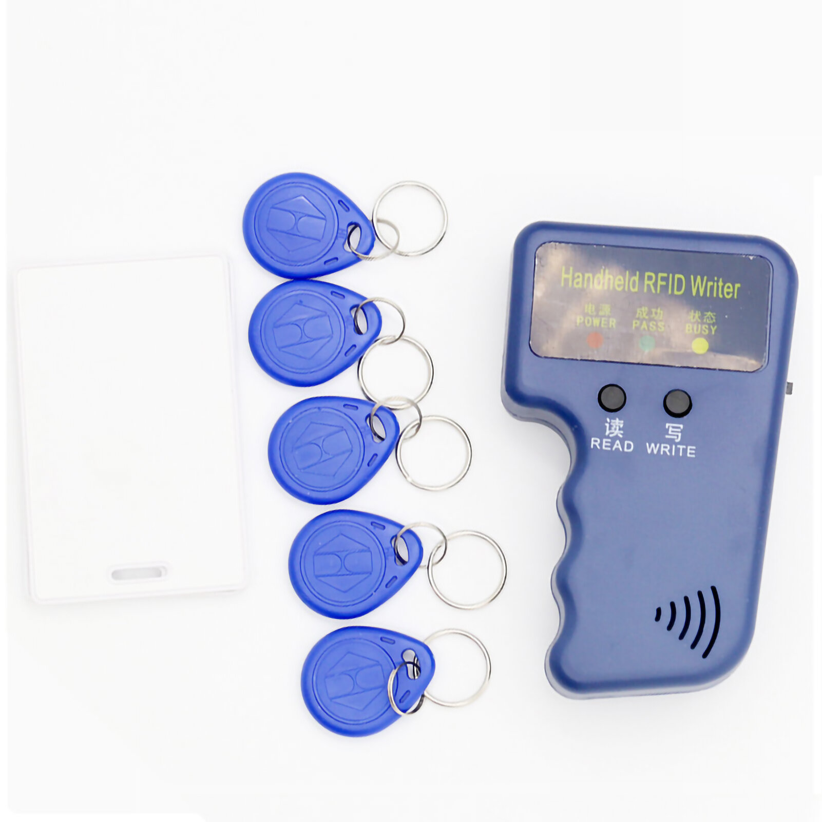 Ручной считыватель и копировальный аппарат для удостоверений личности 125 кГц, портативный копировальный аппарат для контроля доступа, домашнего и офисного использования