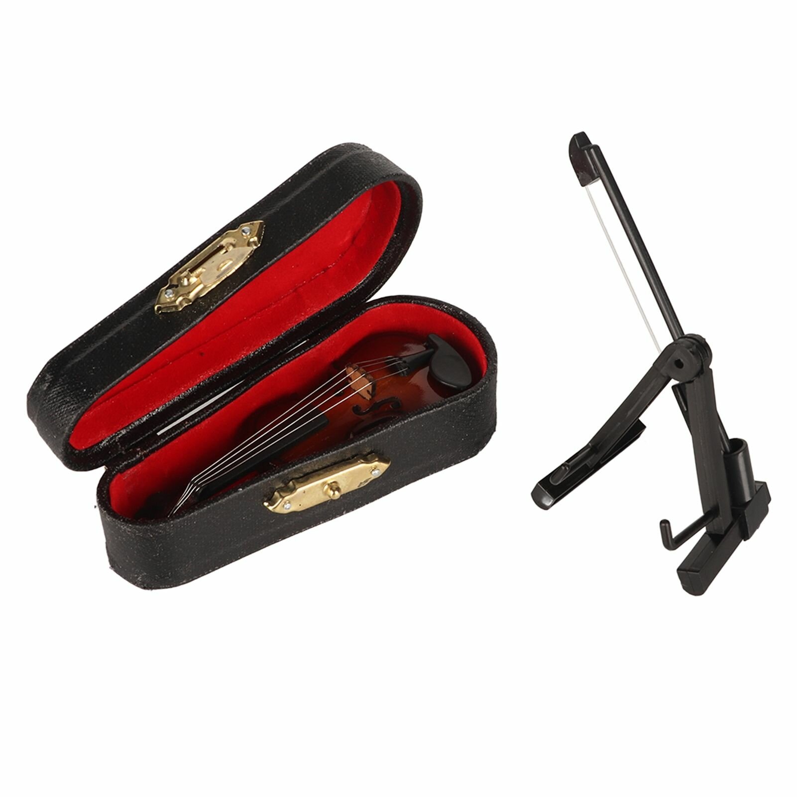 Миниатюрная деревянная скрипка 8 см, домашний декор, музыкальный инструмент, офисный стол, подарок на день рождения