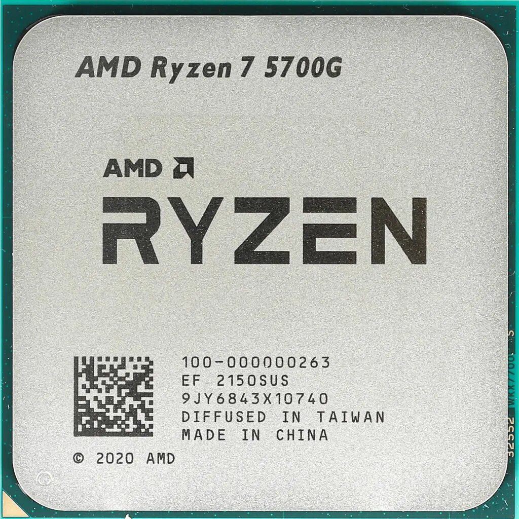 Процессор AMD Ryzen 7 5700G, AM4, OEM [100-000000263]