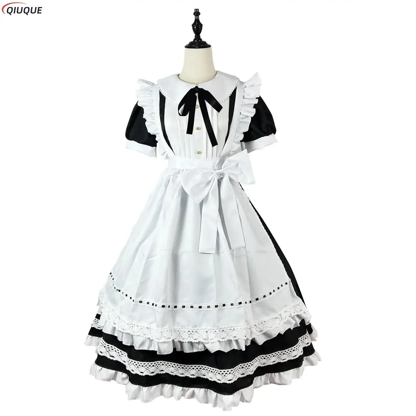 Костюм горничной мукама S-5XL 5XL, Short Sleeve