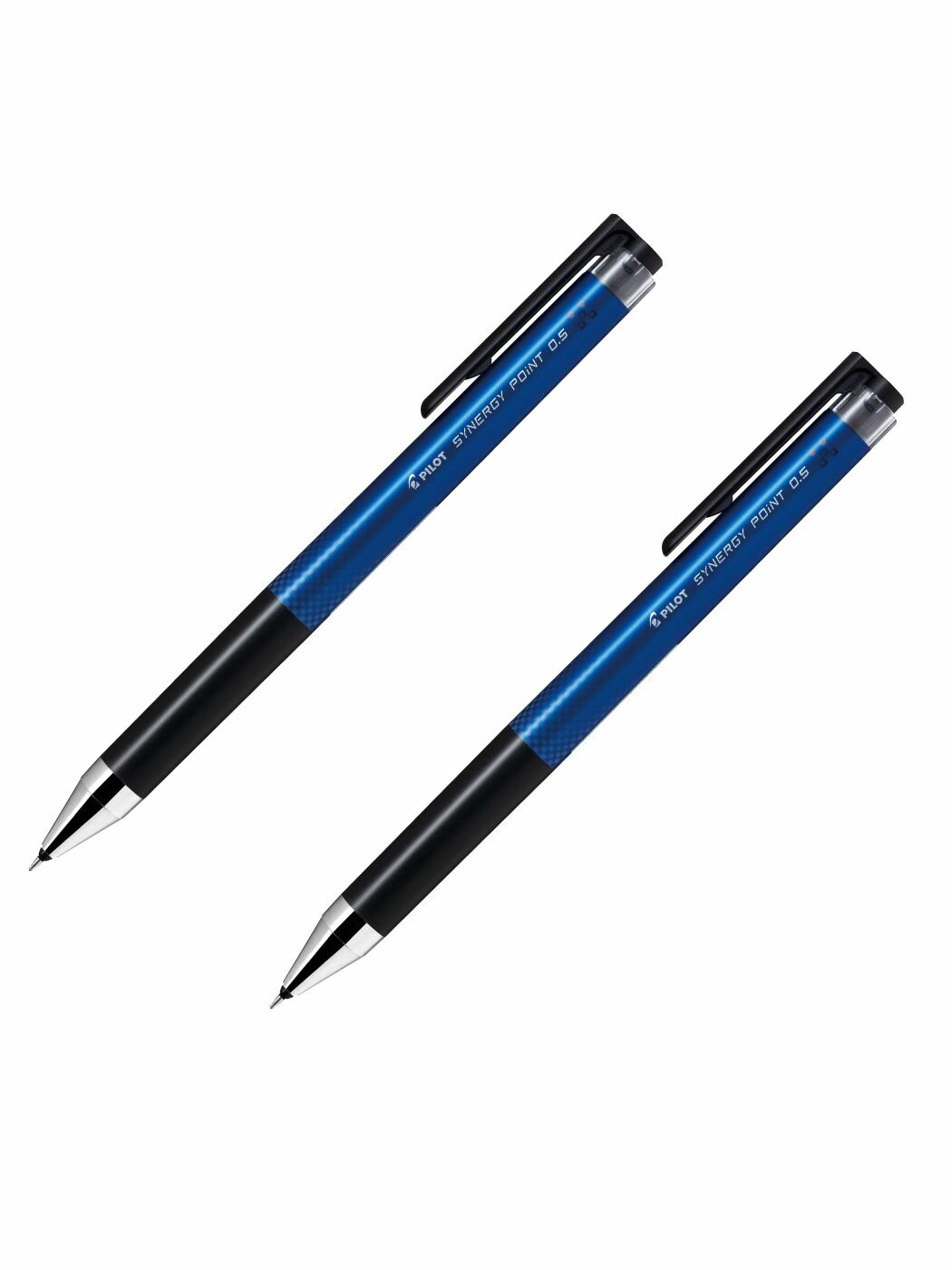 Pilot Ручка гелевая автоматическая Synergy Point, синяя, 2 шт.