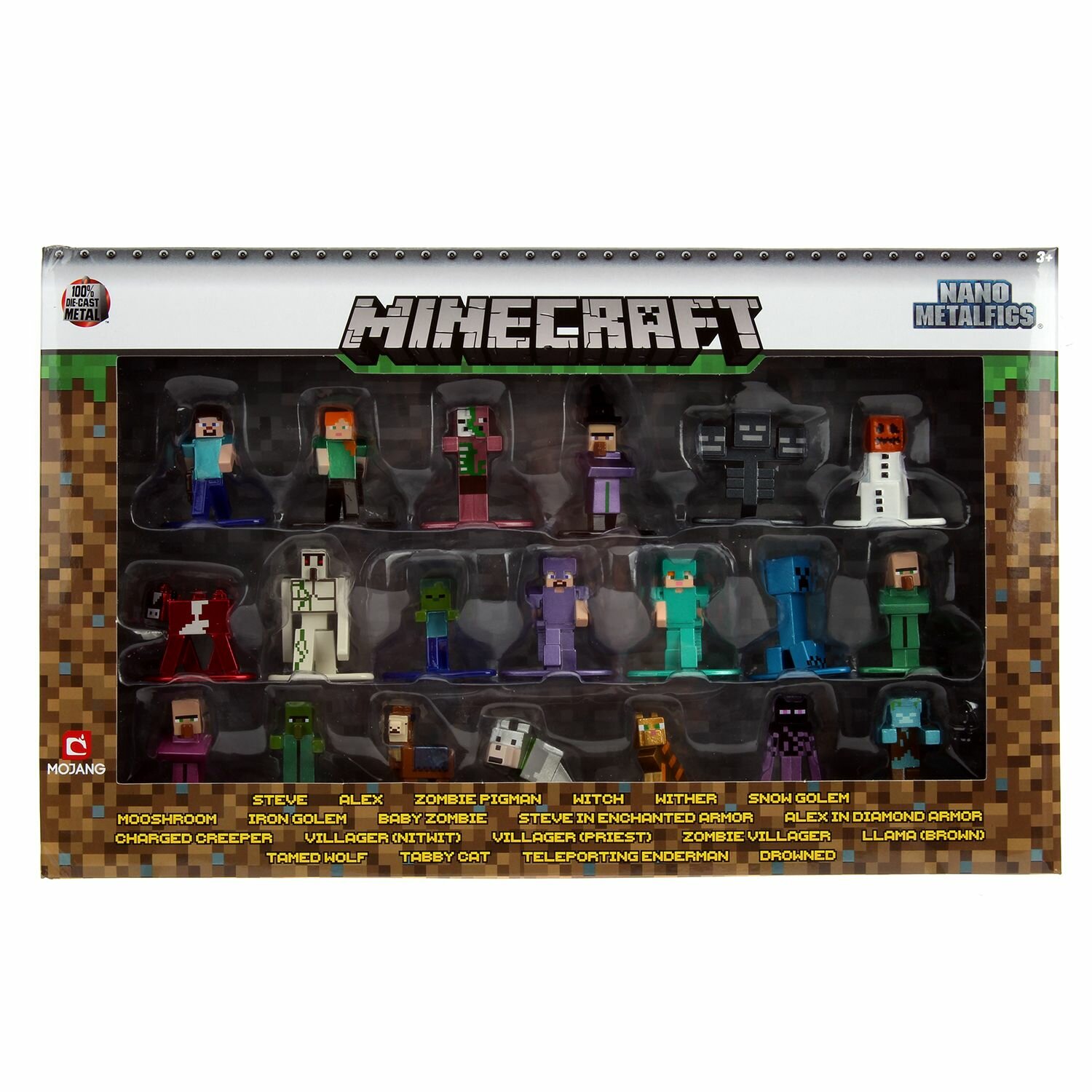 Набор Nano Metalfigs Minecraft wave 2