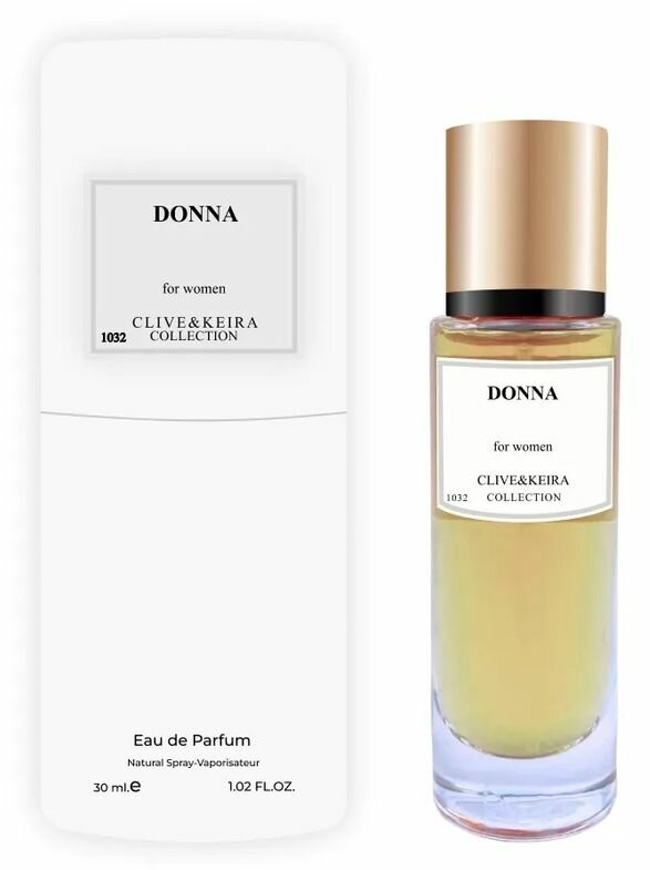 DONNA Парфюмерная вода Clive & Keira № 1032 парфюм женский аромат для тела 60 мл