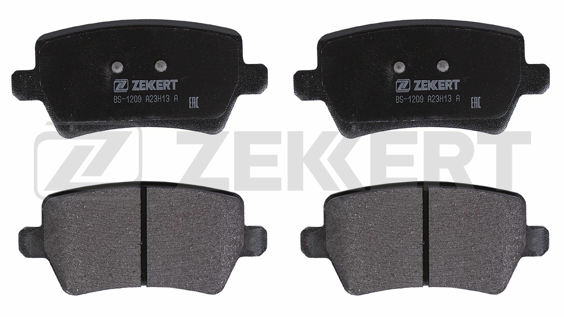 Колодки тормозные дисковые задние для Чери Тиго 5x, 8 PLUS, Иксид CHERY TXL BS-1209 ZEKKERT