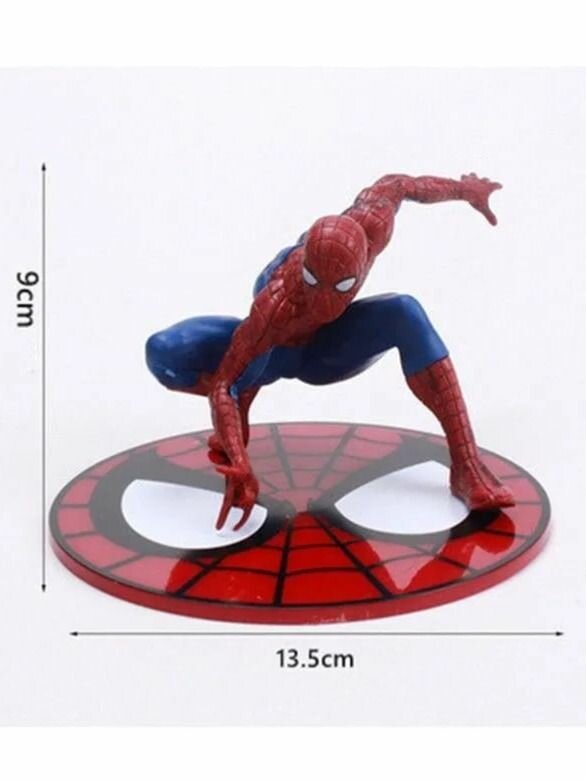 Фигурка 3D из фильма Человек-паук (Spider-Man) - Питер Паркер (Peter Parker) 9 см (пакет)