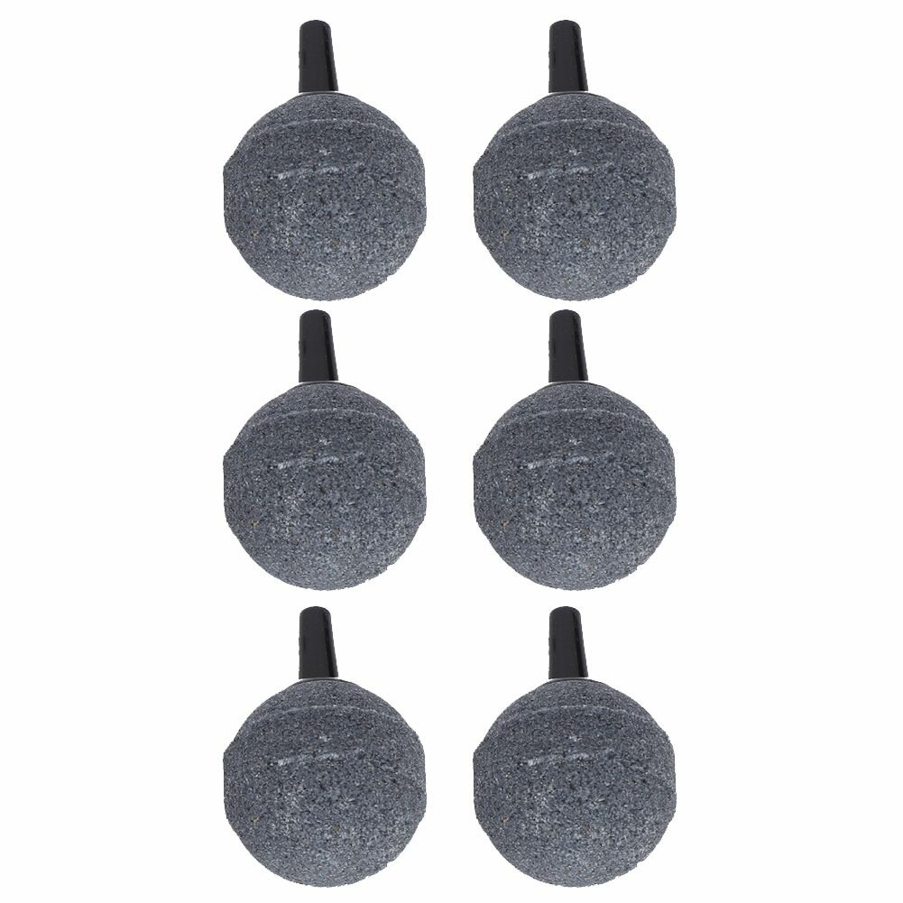 Аэрационная камень для аквариума 3 пакета по 2 шт. 25 мм, отличный уровень кислорода и долговечный материал