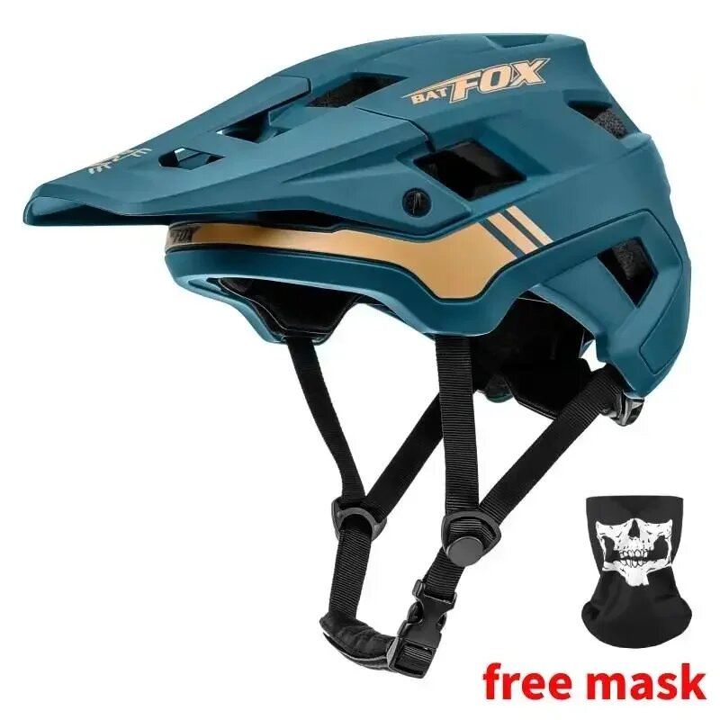 BATFOX LA303-1 MTB шлем черный М, GREEN-M