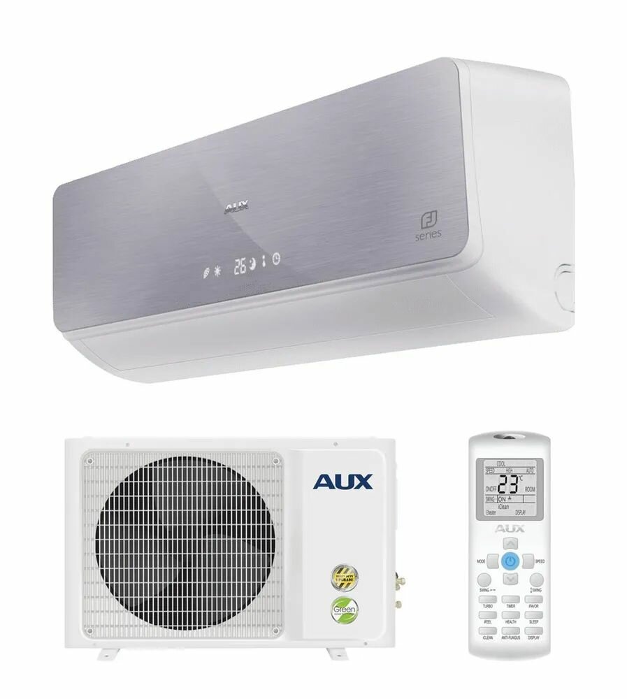 Сплит-система AUX ASW-H09B4/FJ-SR1 до 25м, серебристый, с пультом ДУ