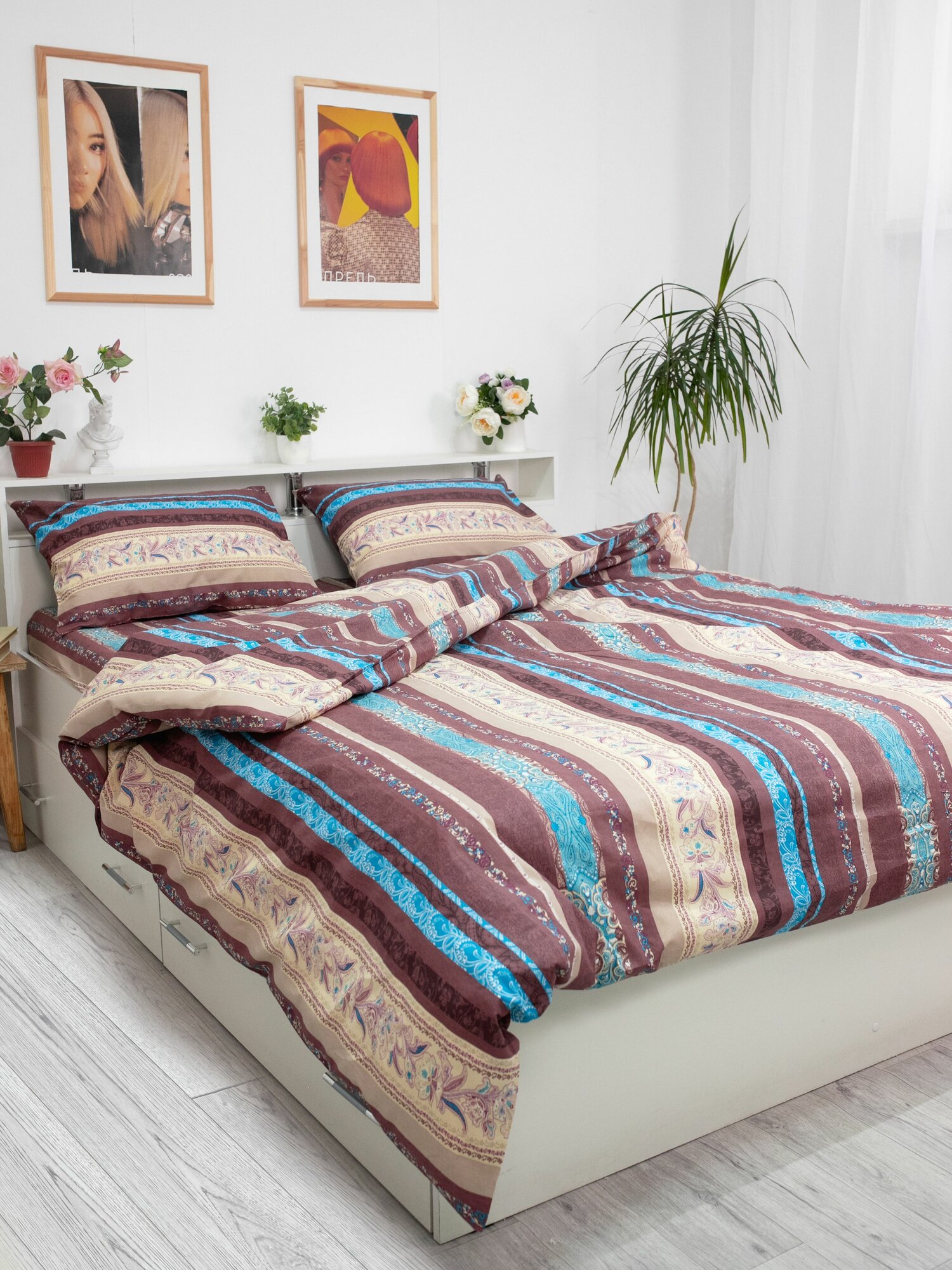 Пододеяльник Wellness "Тоскана", хлопок 100%, цвет Тоскана, 2-спальная, 205x220 см