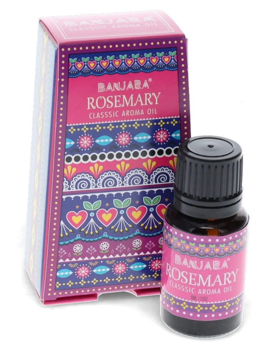 ROSEMARY Classic Aroma Oil, Banjara (розмарин классическое ароматическое масло, Банджара), 10 мл.