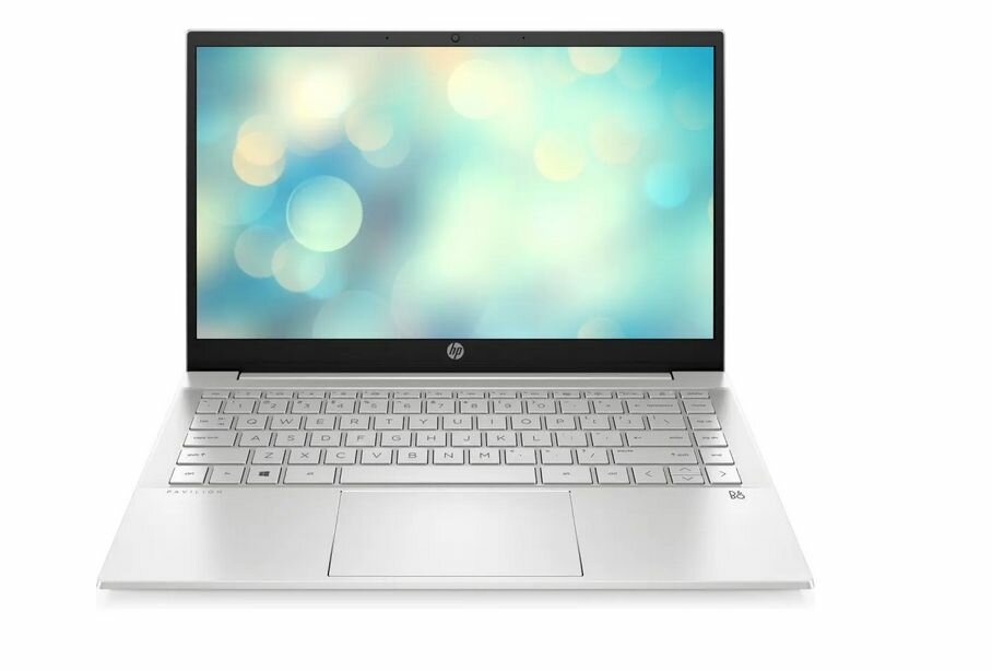 14" Ноутбук HP Pavilion 14-EC0028UR (4E1A3EA) серебристый - 1920x1080, IPS, AMD Ryzen 3 5300U, ядра: 4 x 2,6 ГГц, 8 ГБ, SSD 512 ГБ, AMD Radeon Graphics, Windows 10 Pro