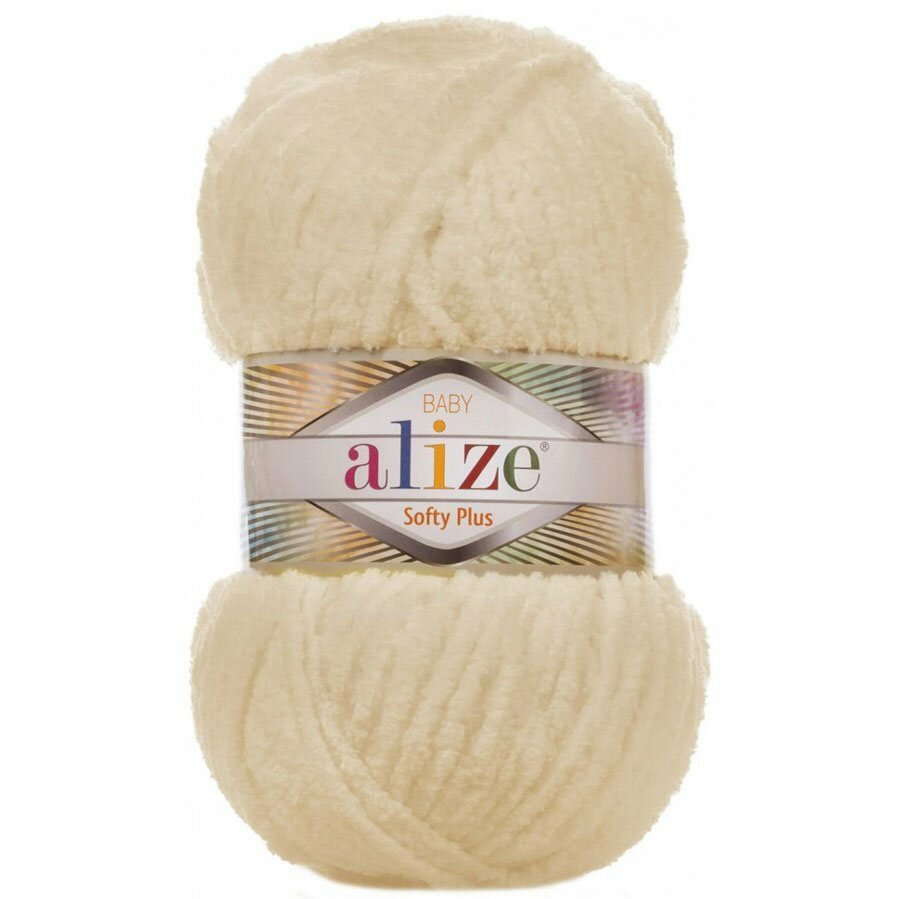 Пряжа Alize SOFTY PLUS 310 медовый (5 мотков)