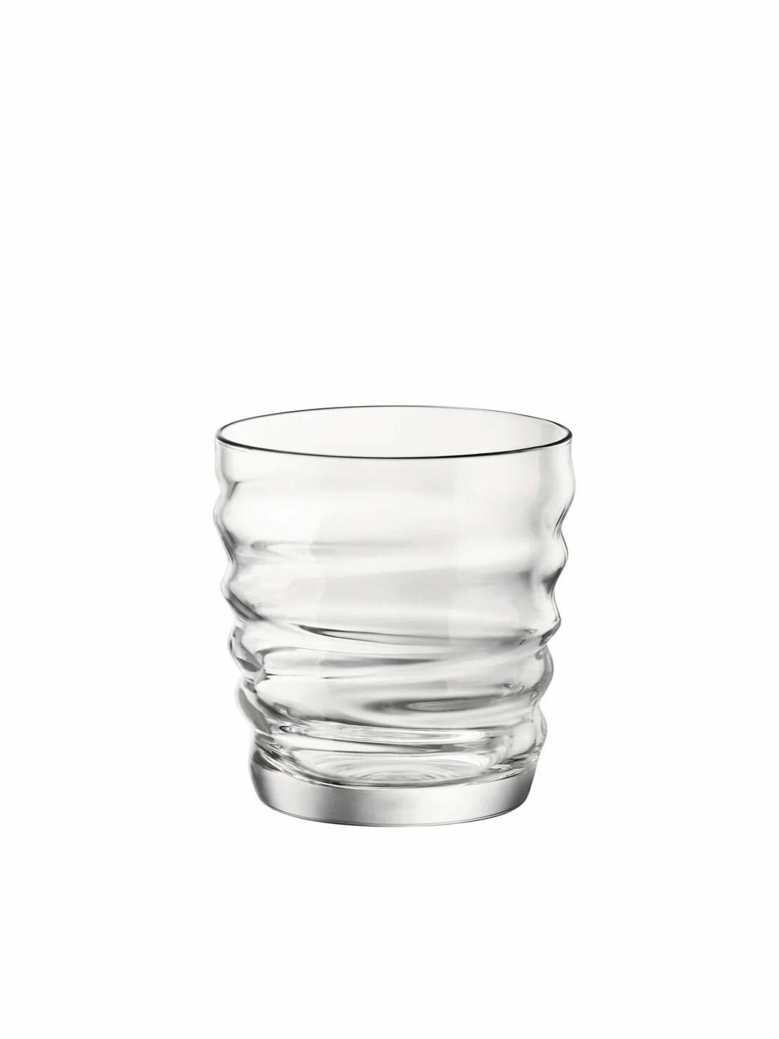 Стакан стеклянный Bormioli Rocco Riflessi Onyx, 300 мл, прозрачный