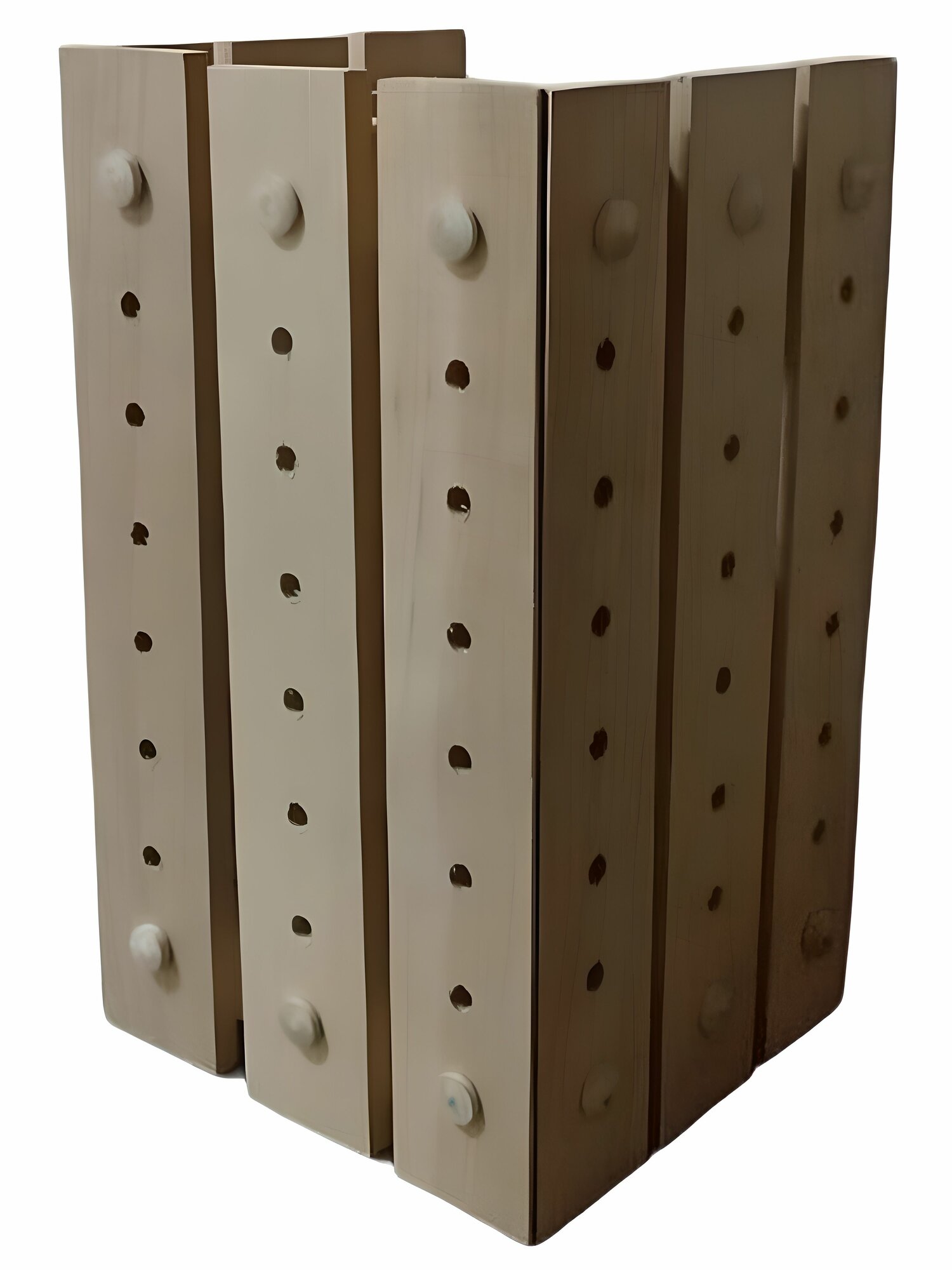 Абажур настенный прямоуголный для бани и сауны деревянный (ольха)