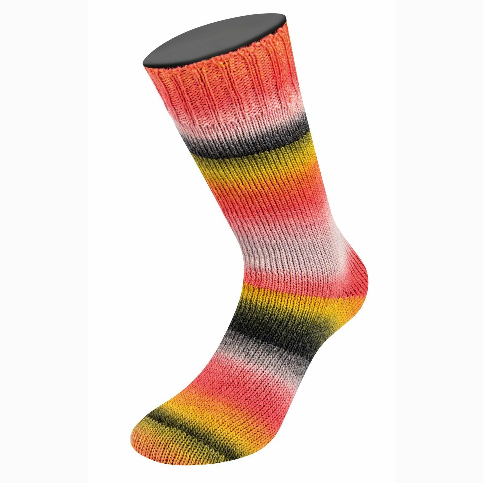 Носочная пряжа Lana Grossa Color Mix Multi Meilenweit 100 (8013) 1 моток