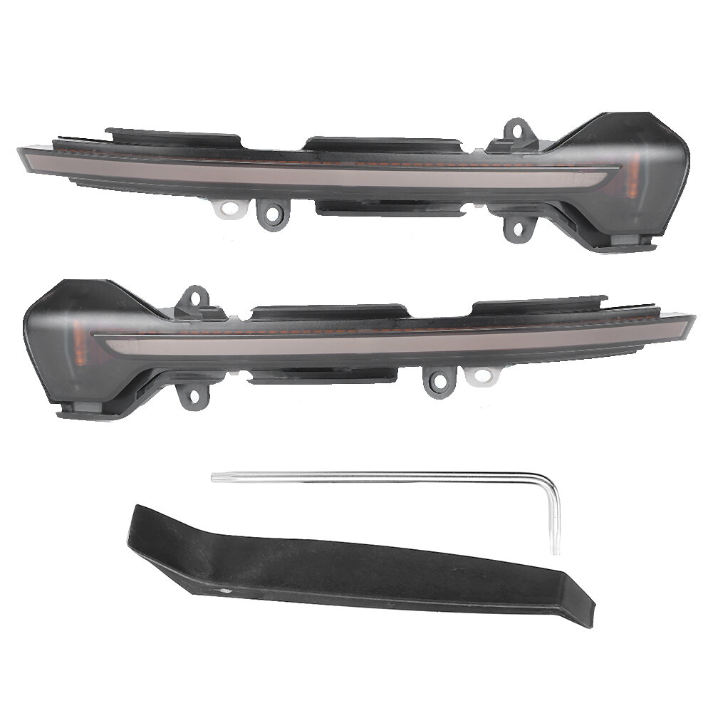 Динамические указатели поворота 12 В 1,8 Вт для наружного зеркала заднего вида, желтые светодиодные лампы, подходят для Seat LEON III 5F