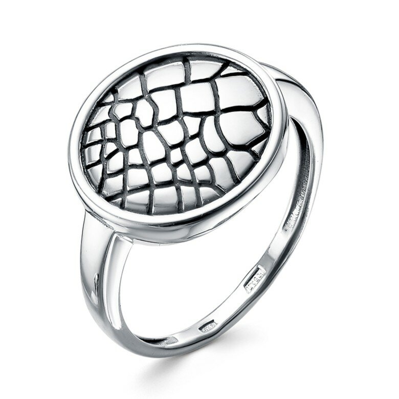 Кольцо, серебро, 925 проба, эмаль