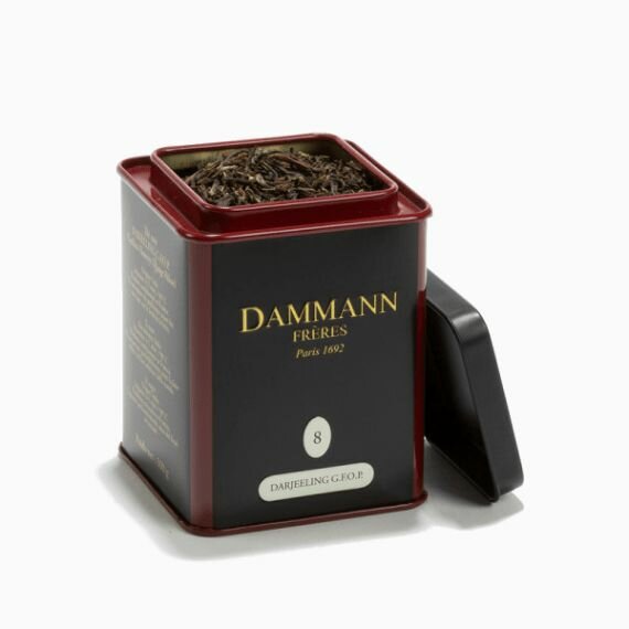 Набор черного листового чая Dammann Freres Darjeeling G.F.O.P, 3x100г