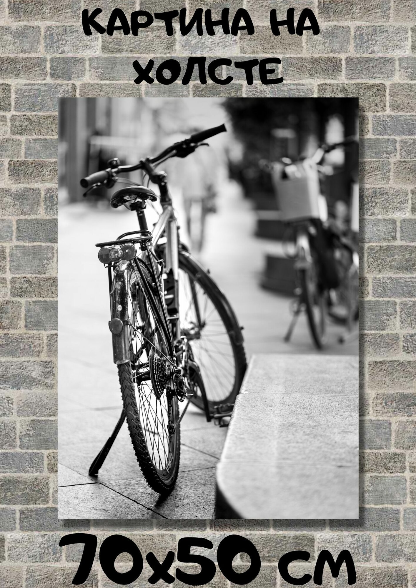 Картина с Велосипедом для интерьера: MTB, шоссейный, гревел, городской