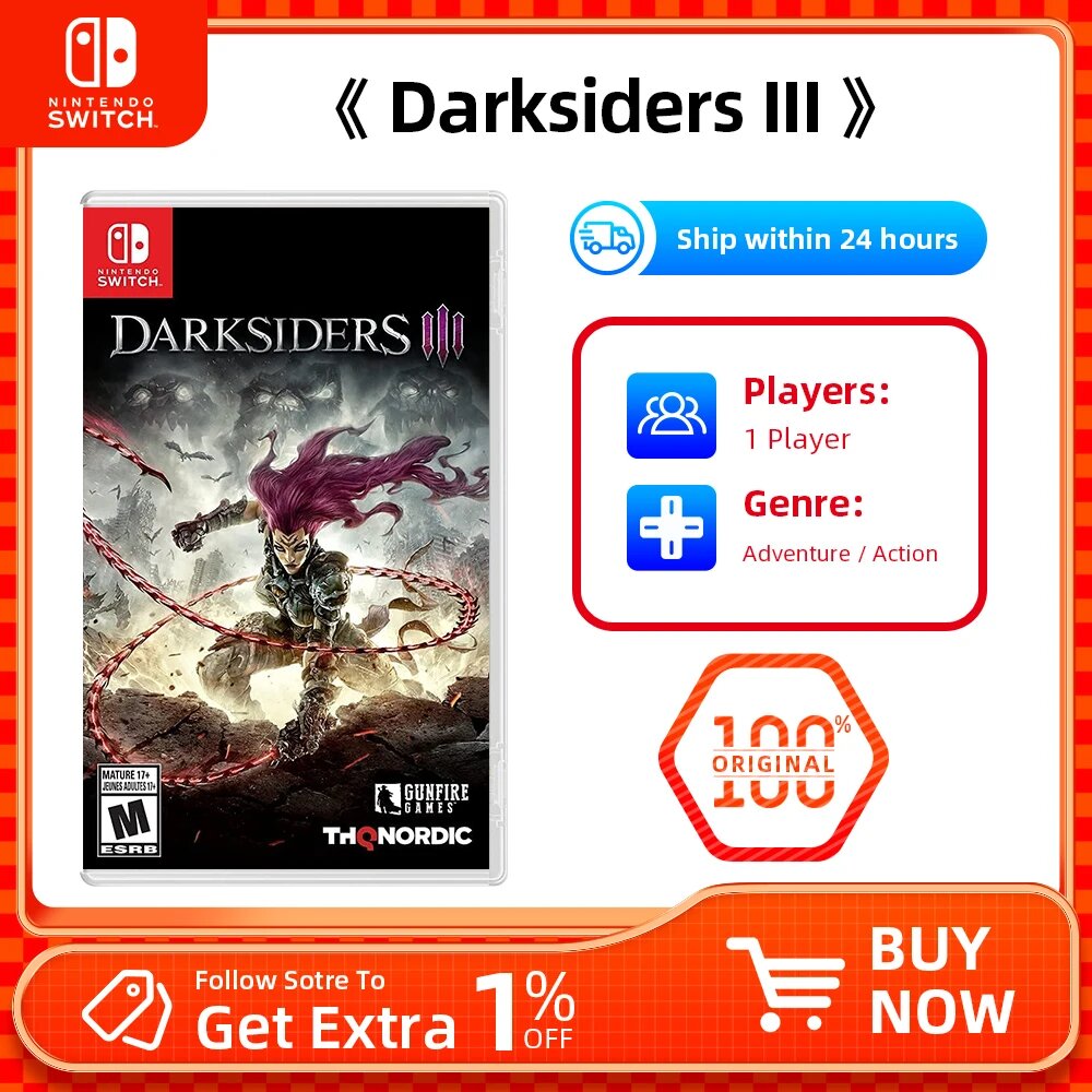 Игра Nintendo Switch Darksiders 3 — фото 1