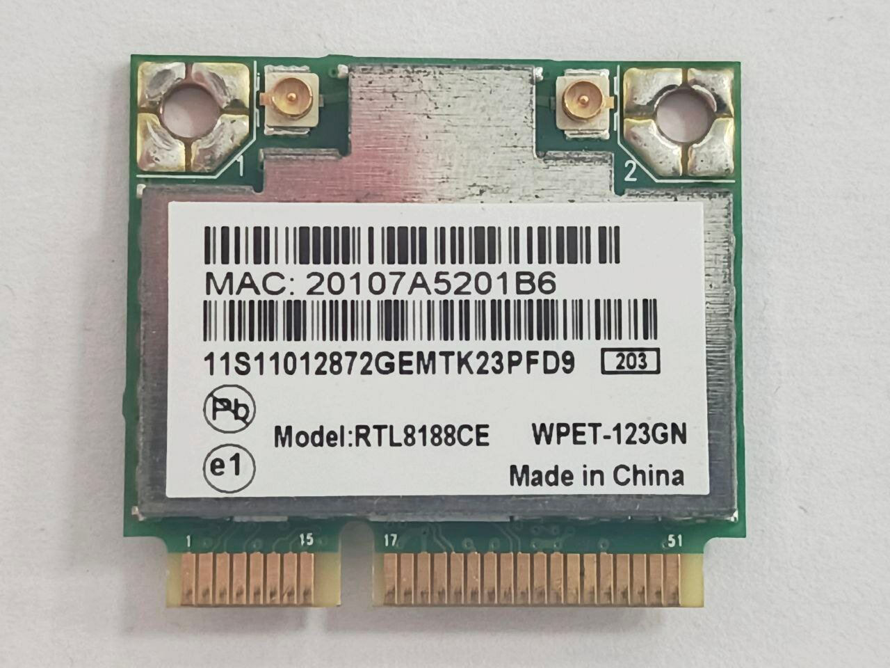 Wi-Fi модуль Realtek RTK-RTL8188CE